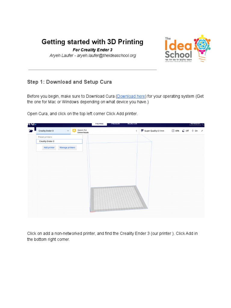 3d Printing Guide Getting Started | Download Free PDF | 3 D Printing ...