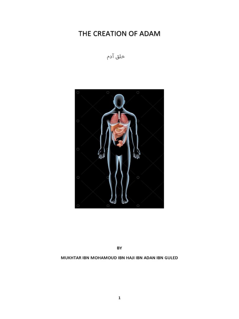 Mukhtar Mohamoud - The Creation of Adam | PDF | God In Islam | Adam
