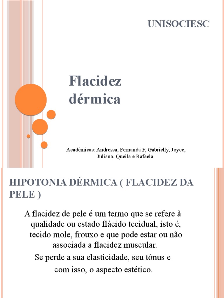 Flacidez dérmica: causas, tipos e tratamentos | PDF | Pele | Músculo
