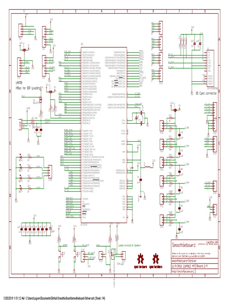 SmoothieBoard 5-Driver Schematic | PDF
