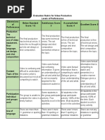Rubric: Booklet Criteria Outstanding Proficient Consolidating Emerging ...