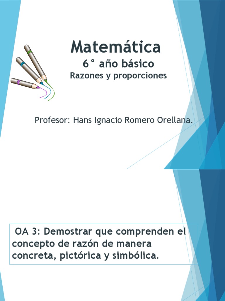 Razones 6° Básico. | PDF