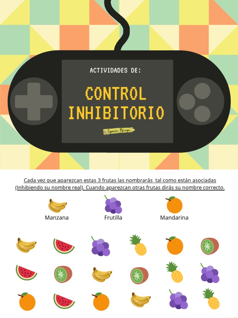 Actividades de Control Inhibitorio | PDF