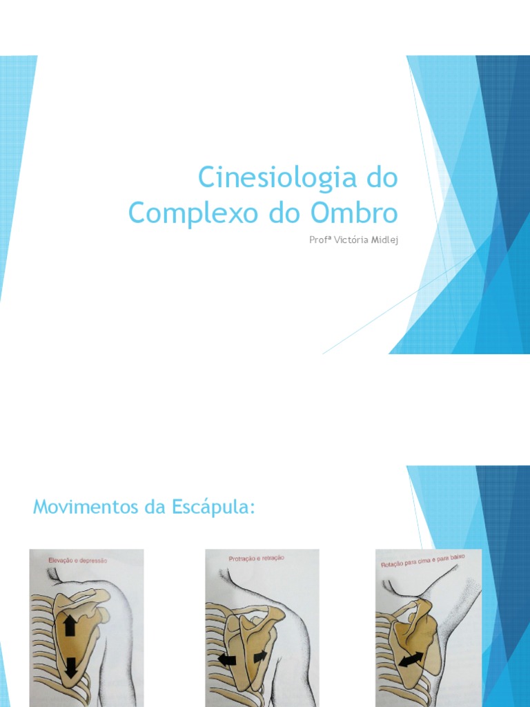 Cinesiologia Do Complexo Do Ombro | PDF | Sistema Locomotor | Membros (anatomia)