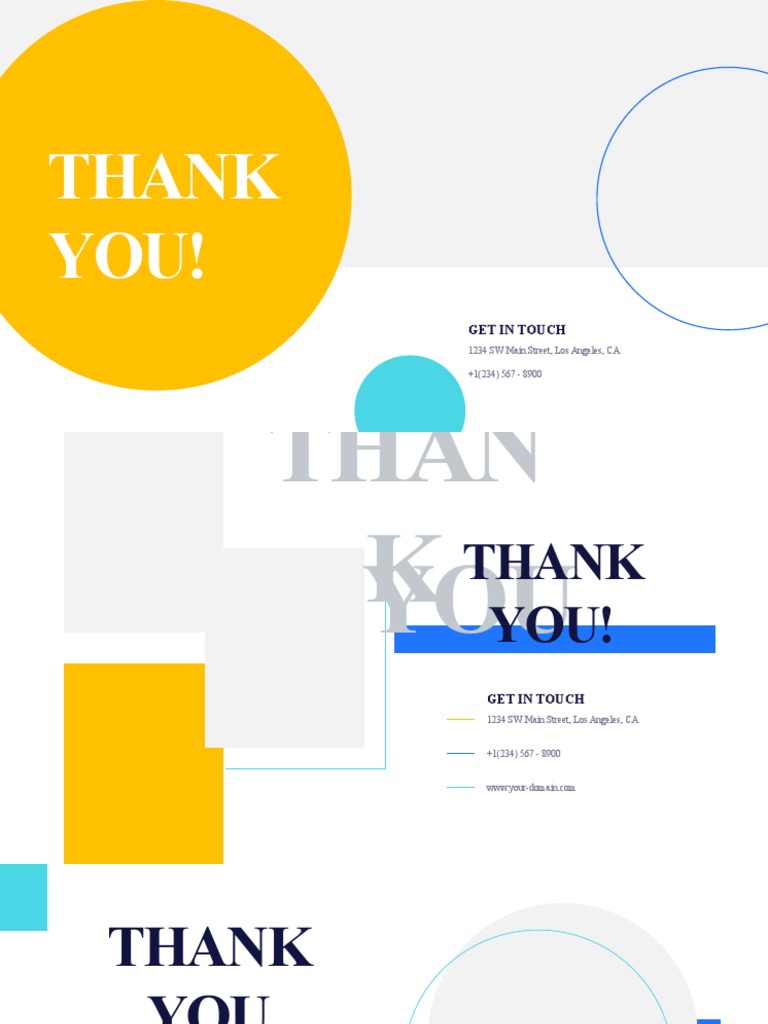 Thank You!: Get in Touch | PDF