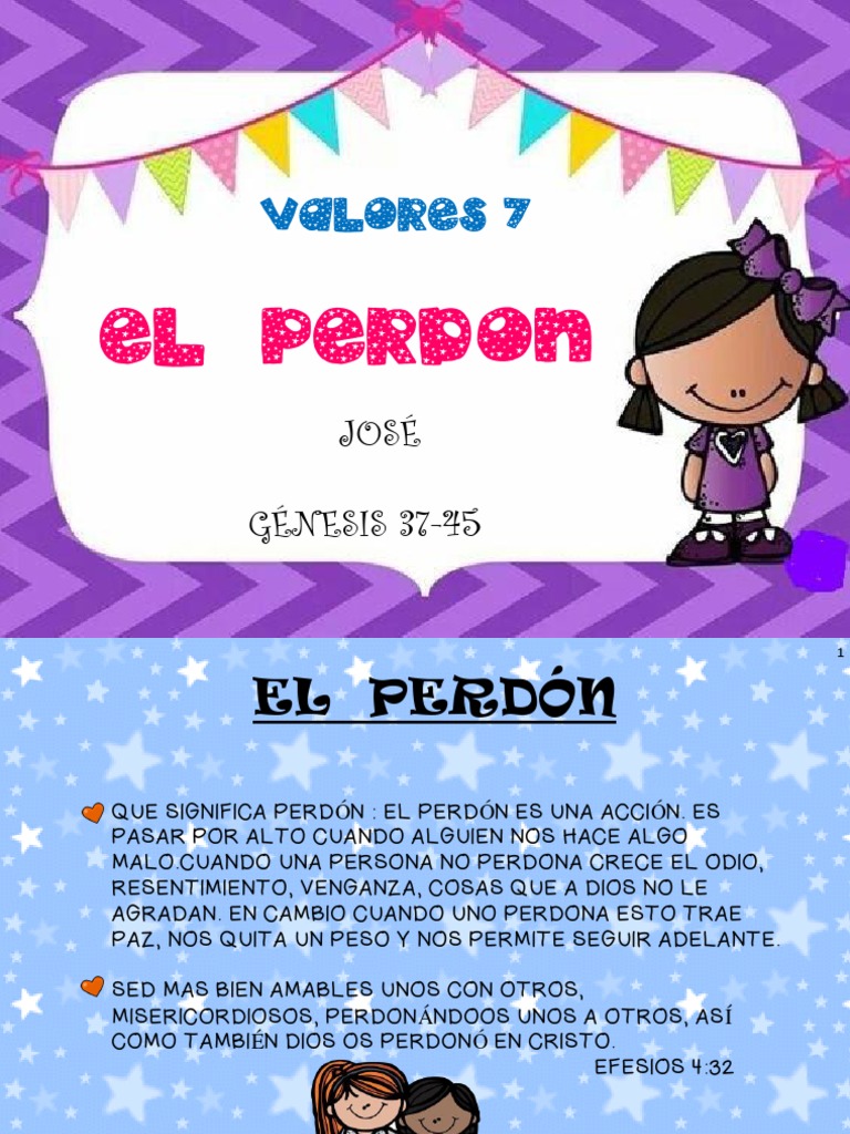 Valores 7 - El Perdón | PDF