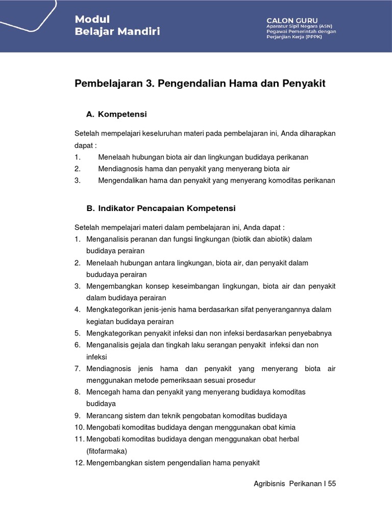 PB3 PPPK SMK Agribisnis Perikanan | PDF | Kesehatan Holistik