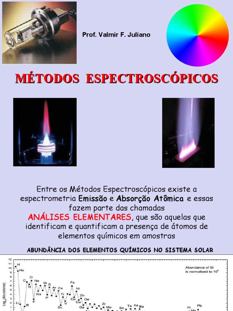Métodos de Espectrometria Atômica | PDF | Espectroscopia ...