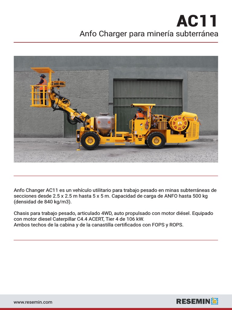 ANFO CHARGER AC11 (Español) | PDF | Vehículo de motor | Vehículos ...