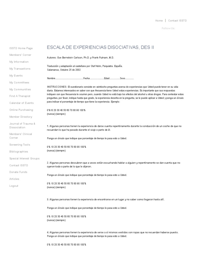 DES II Spanish | PDF