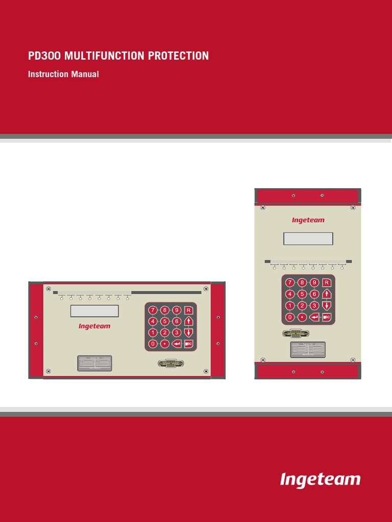 Pd300 Multifunction Protection: Instruction Manual | PDF | Electrical ...
