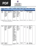 Sample Classroom Improvement Plan 2021 2022 | PDF | Classroom | Learning