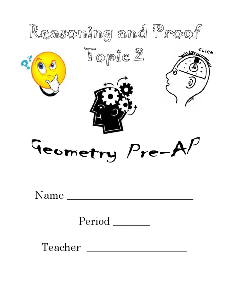 Geometry PAP 1st Six Weeks 2015-2016 | PDF | Deductive Reasoning | Angle