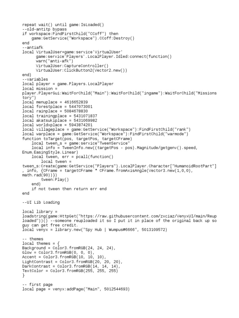 Shindo Life NEW AUTO FARM GUI | PDF | Manuscript