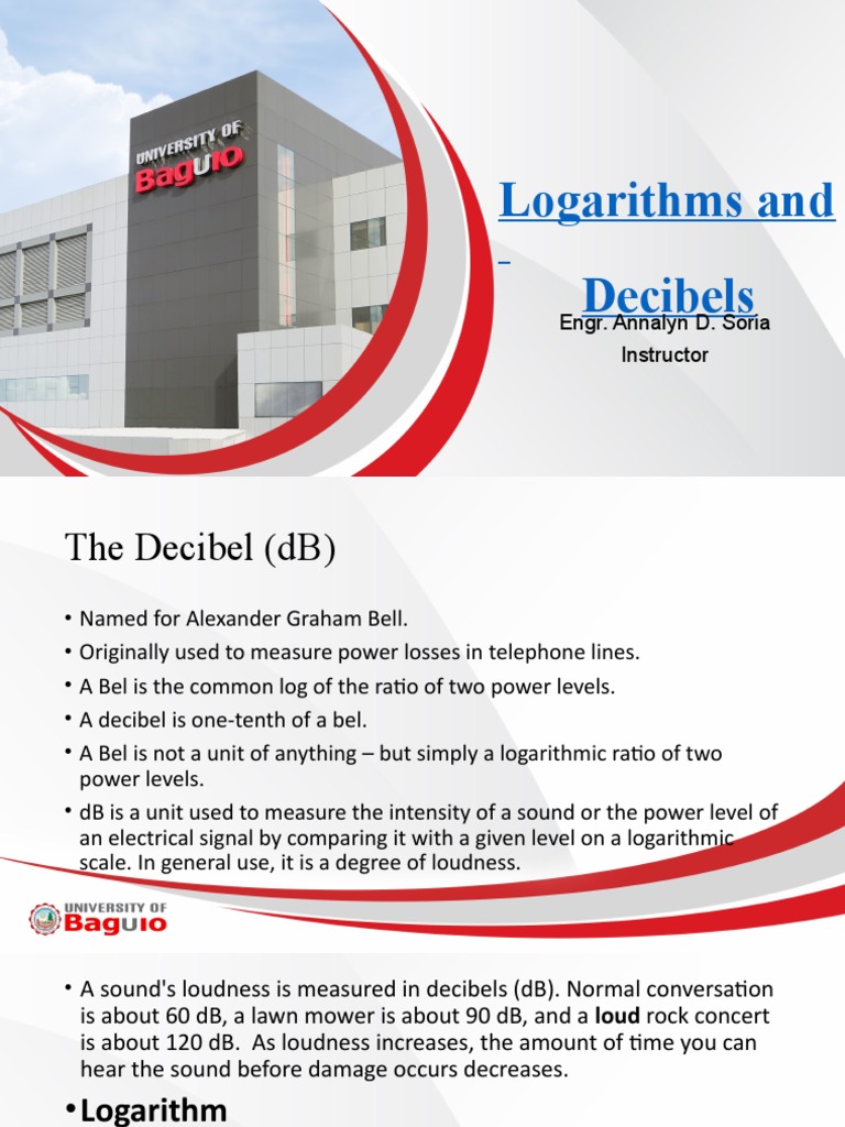 Understanding Decibels and Logarithms | PDF | Decibel | Physical Quantities