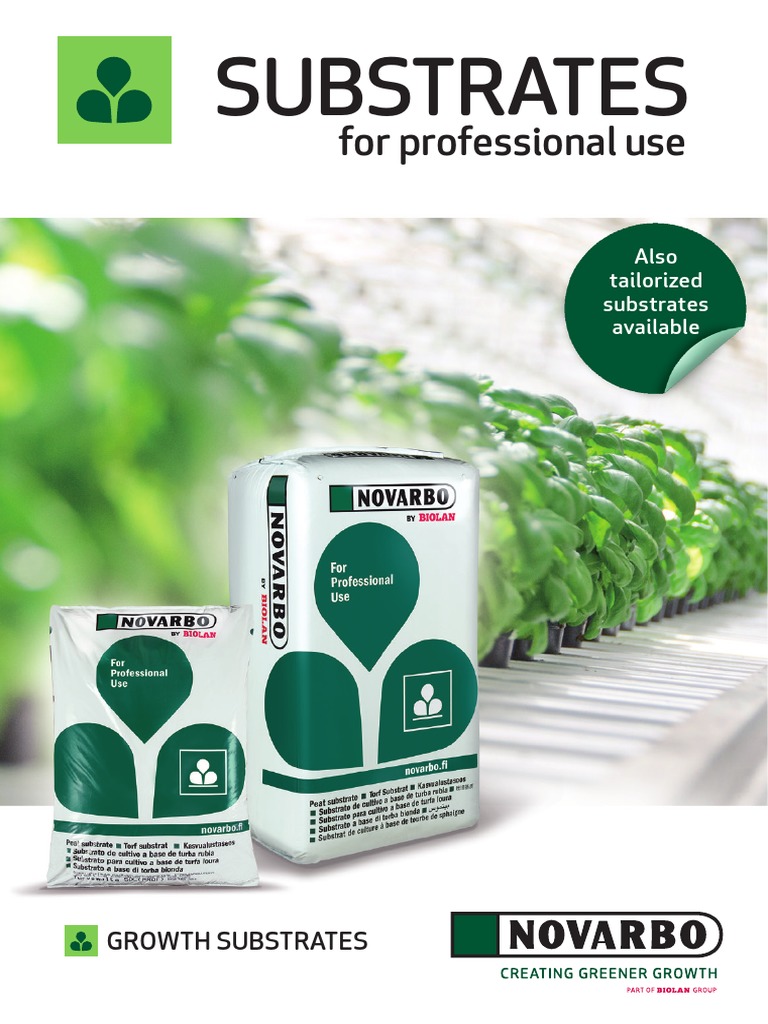 Substrates: For Professional Use | PDF | Moss | Greenhouse