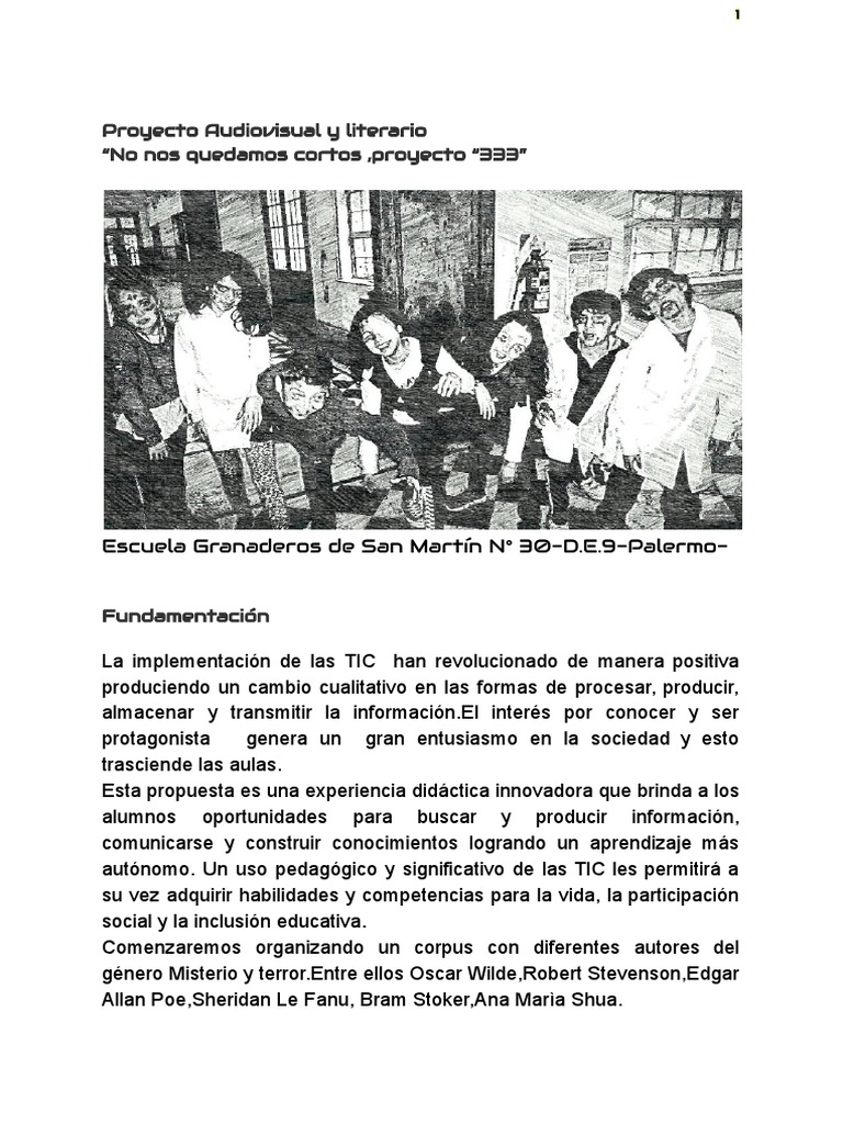 Cómo Hacer Un Cortometraje en El Aula | PDF | Guión