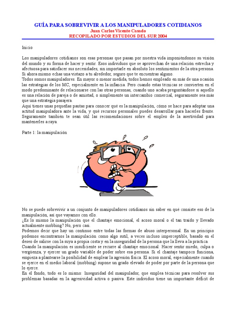 Sobrevivir a Manipuladores Cotidianos | PDF | Violencia | Temor