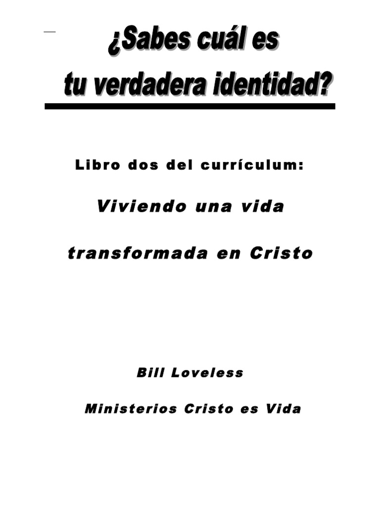 Viviendo Una Vida. Transformada en Cristo | PDF | Verdad | Dios