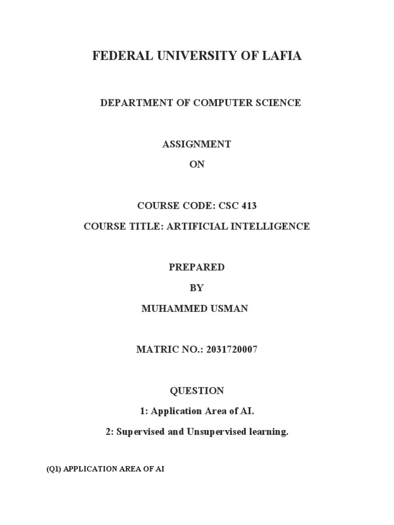 CSC 413 Ass | PDF | Machine Learning | Intelligence (AI) & Semantics