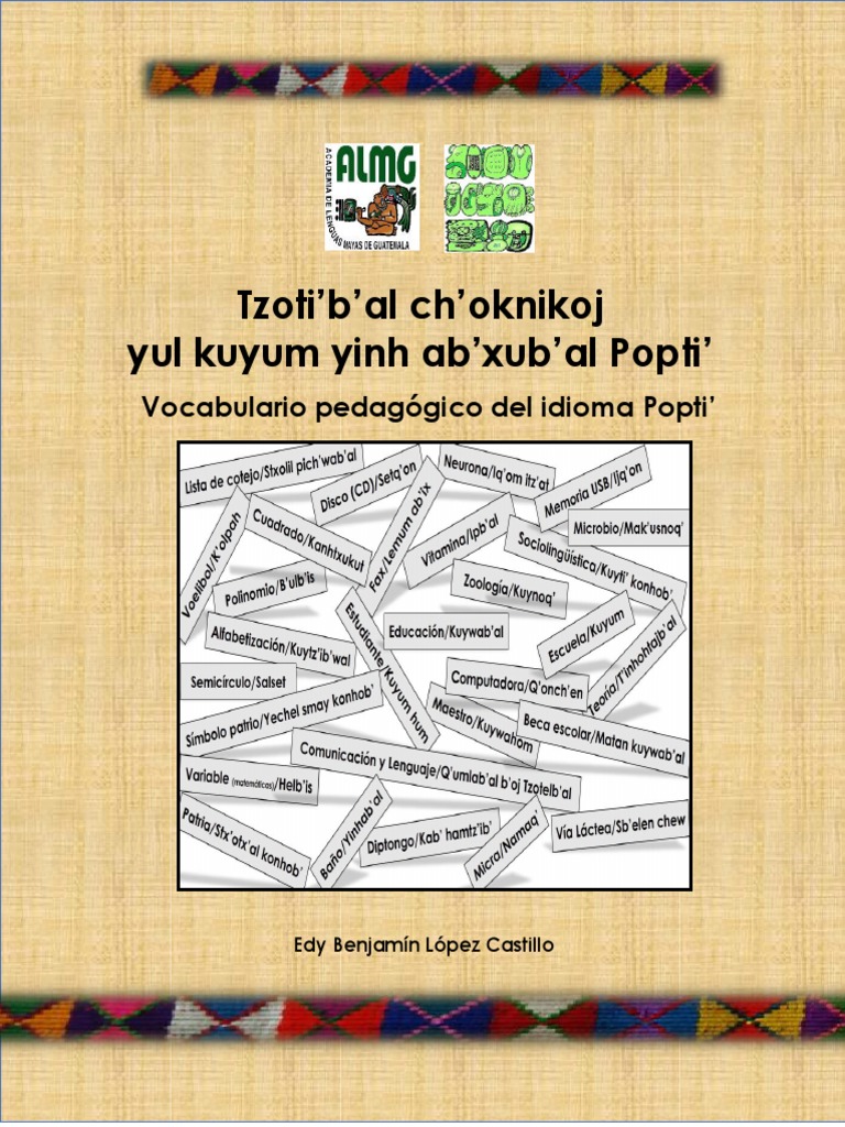 Vocabulario Pedagógico Popti | PDF | Multilingüismo | Comunicación