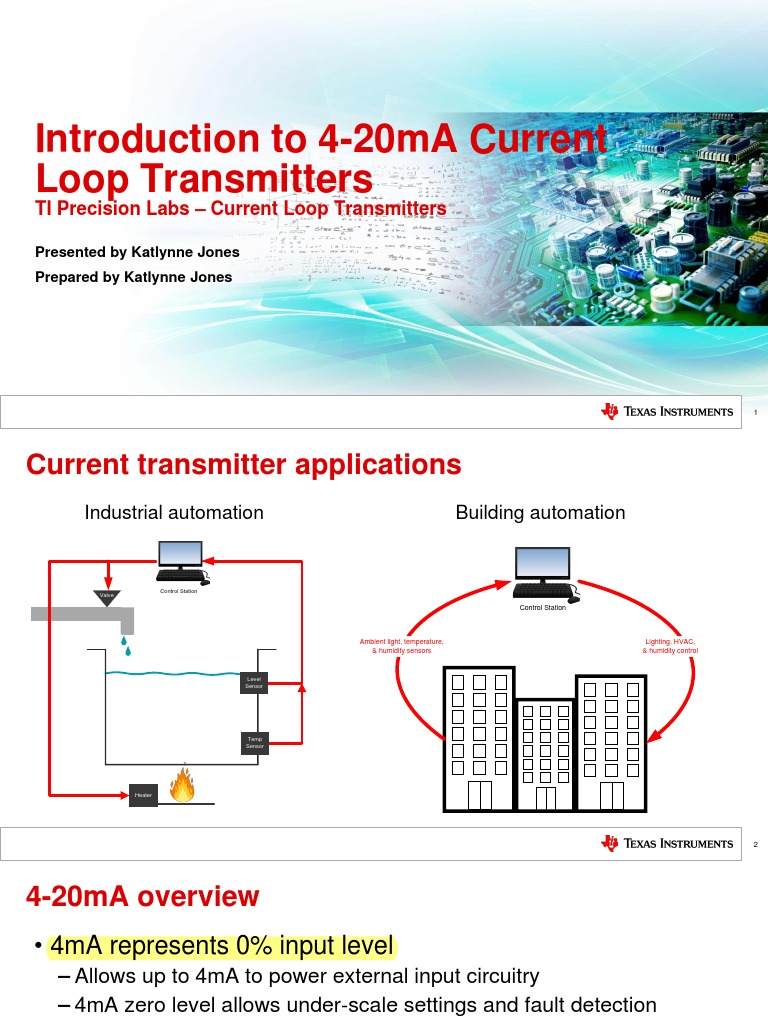 Introduction To 4-20ma Current Loop Transmitters | Download Free PDF | Programmable Logic ...