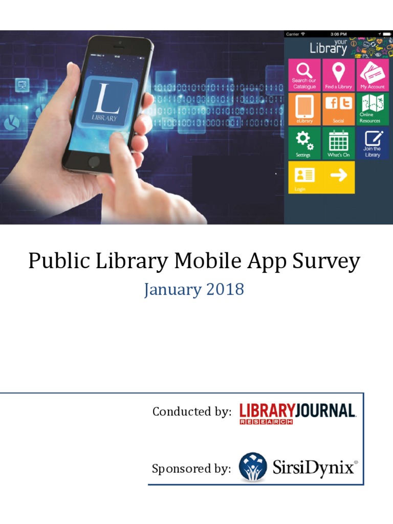 Public Library Mobile App Survey: January 2018 | PDF | Libraries ...