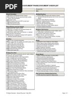 Design Development Checklist | PDF | Door | Wall