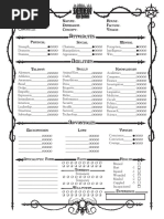 W20 - 4-Page Character Sheet (Interactive) | PDF | Leisure | Sports