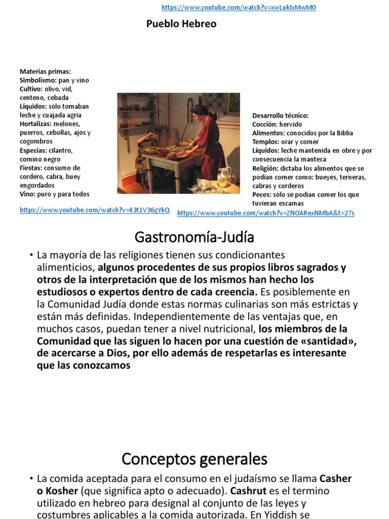Alimentación y Gastronomía Hebrea | PDF | Panes | Carne