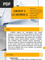 What Is Humss | PDF | Thought | Social Sciences