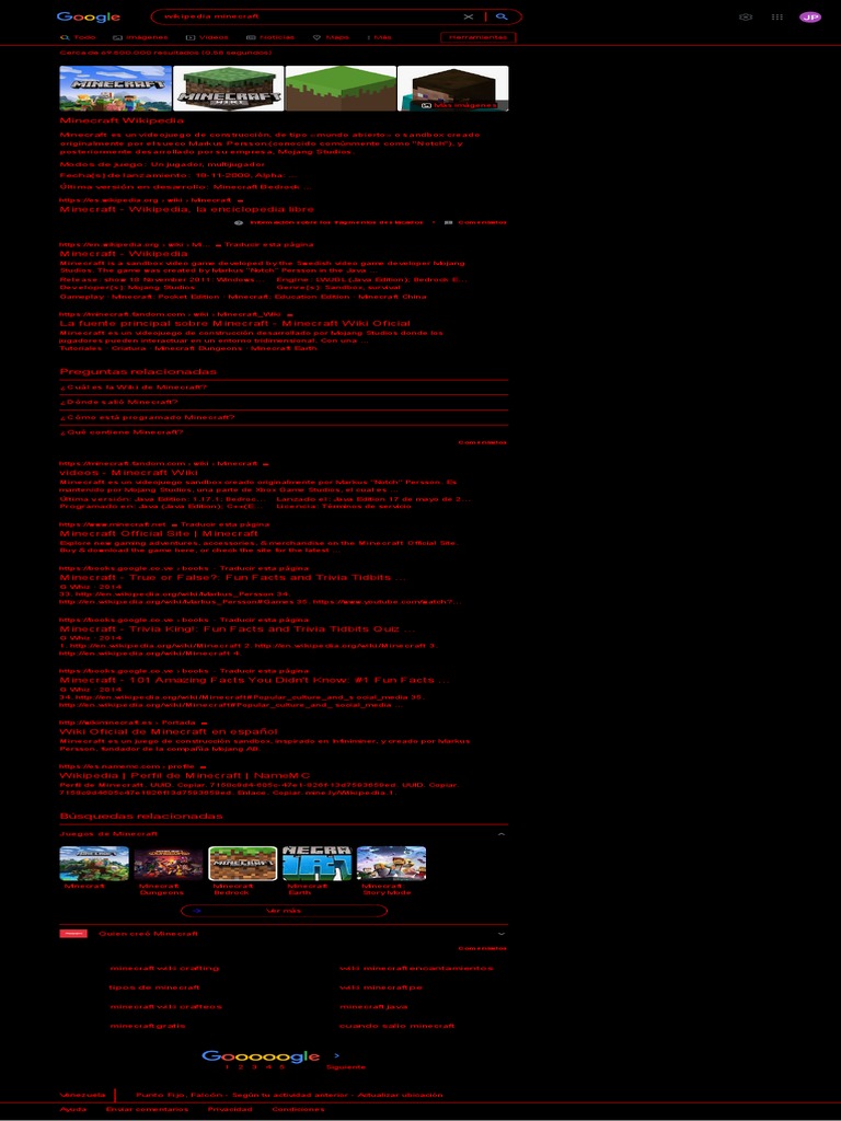 Wikipedia Minecraft - Buscar Con Google | PDF | Minecraft | Videojuegos