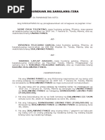 Tagalog Agreement Template | PDF