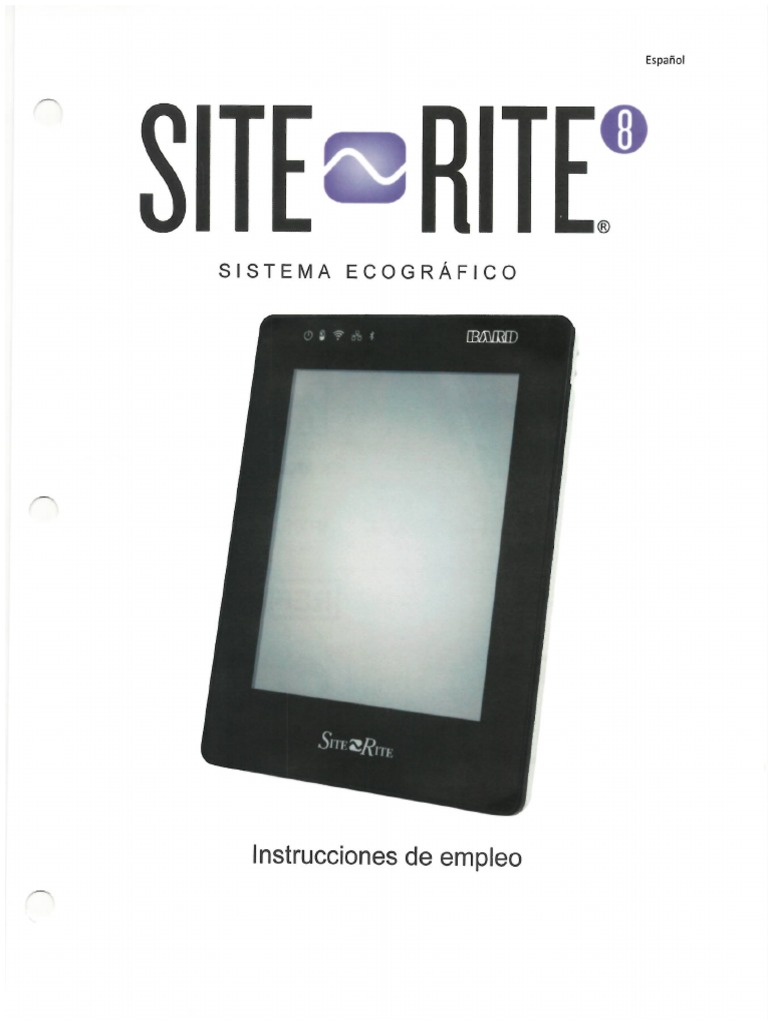 Manual de Uso - Site Rite 8 | PDF