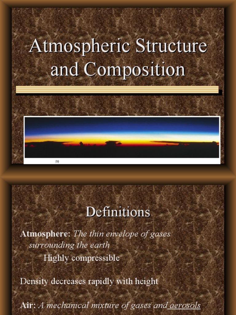 Atmospheric Structure and Composition Explained | PDF | Atmosphere ...