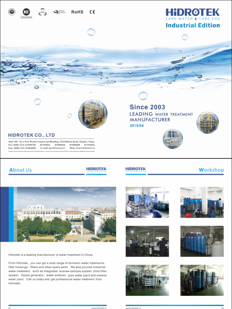 Hidrotek 2019 Catalog | PDF