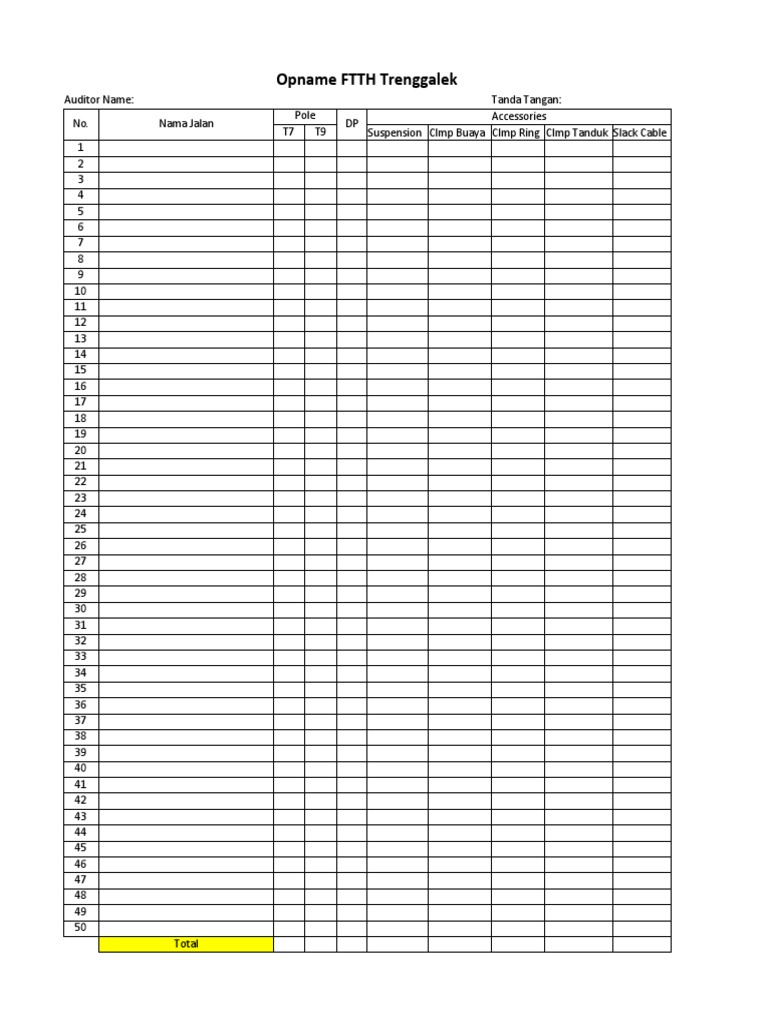 Opname Form | PDF