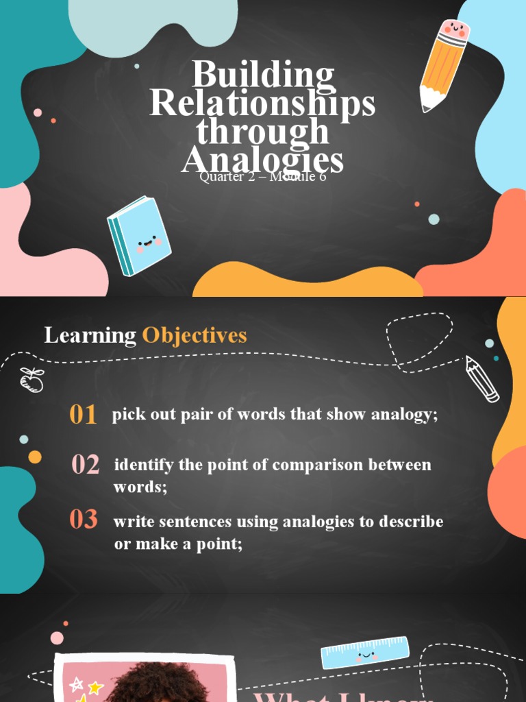 Building Relationships Through Analogies: Quarter 2 - Module 6 | PDF ...