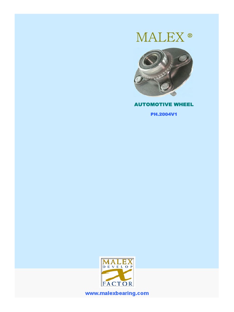 Malex: Automotive Wheel | PDF | Wheeled Vehicles | Luxury Vehicles