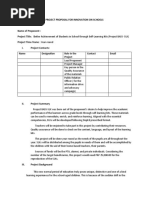 DepEd Format of A Project Proposal For Innovation in Schools | PDF ...