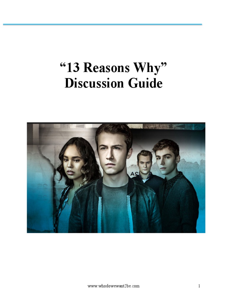 "13 Reasons Why" Discussion Guide | PDF | Adolescence | Empathy