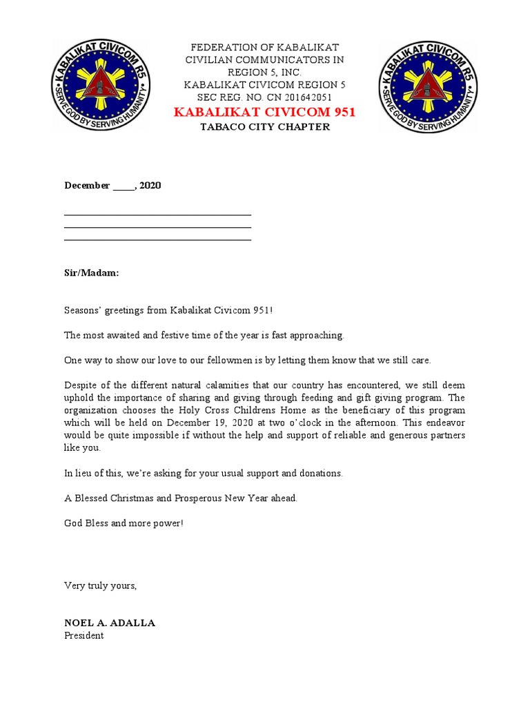 Gift Giving Solicitation | PDF