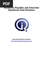 Accounts Payable Interview Questions | PDF | Accounts Payable | Debits ...