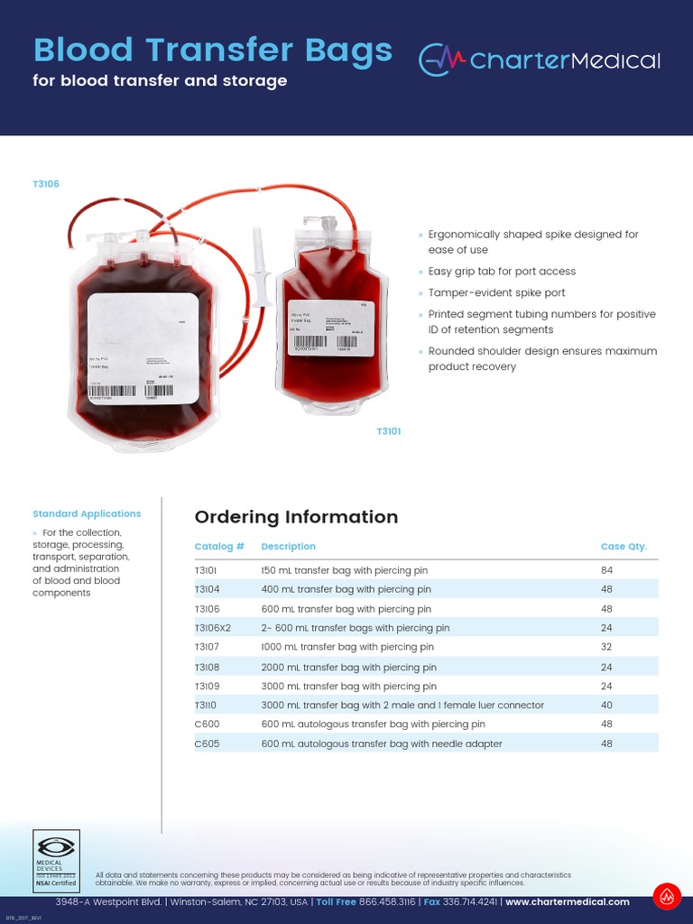 Blood Transfer Bags | PDF | Computer Engineering | Computing