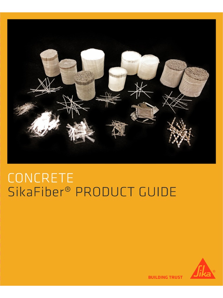 Fibermesh Sikafiber Guide and Chart | PDF