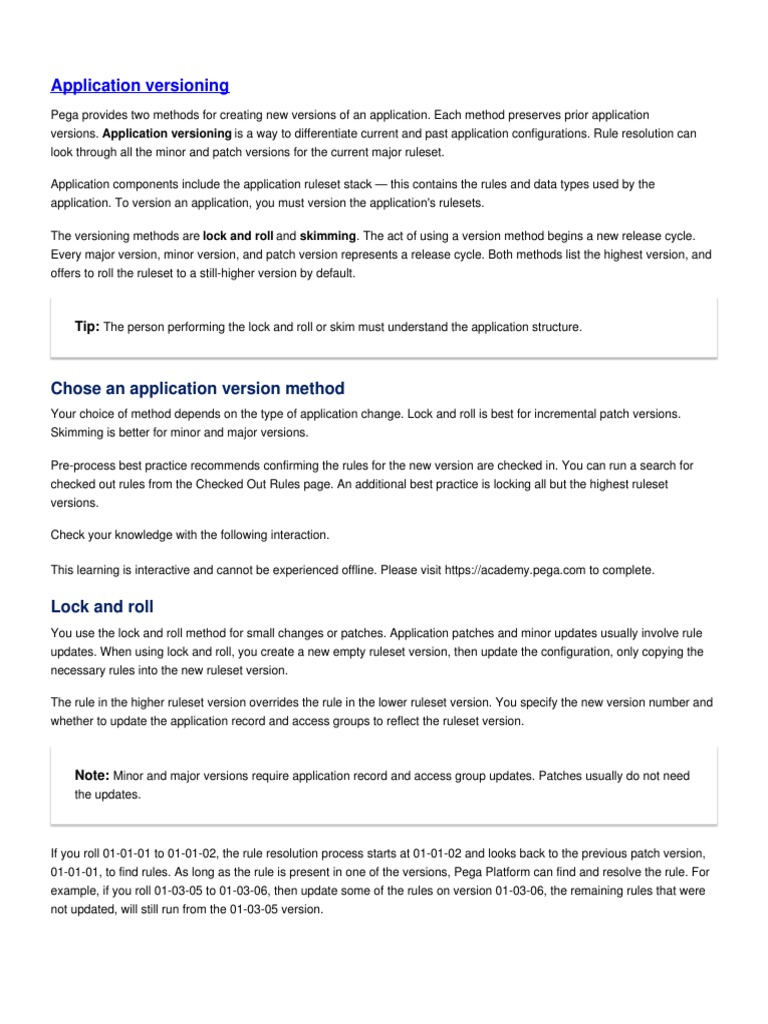 Application Versioning: Chose An Application Version Method | PDF | Version Control ...