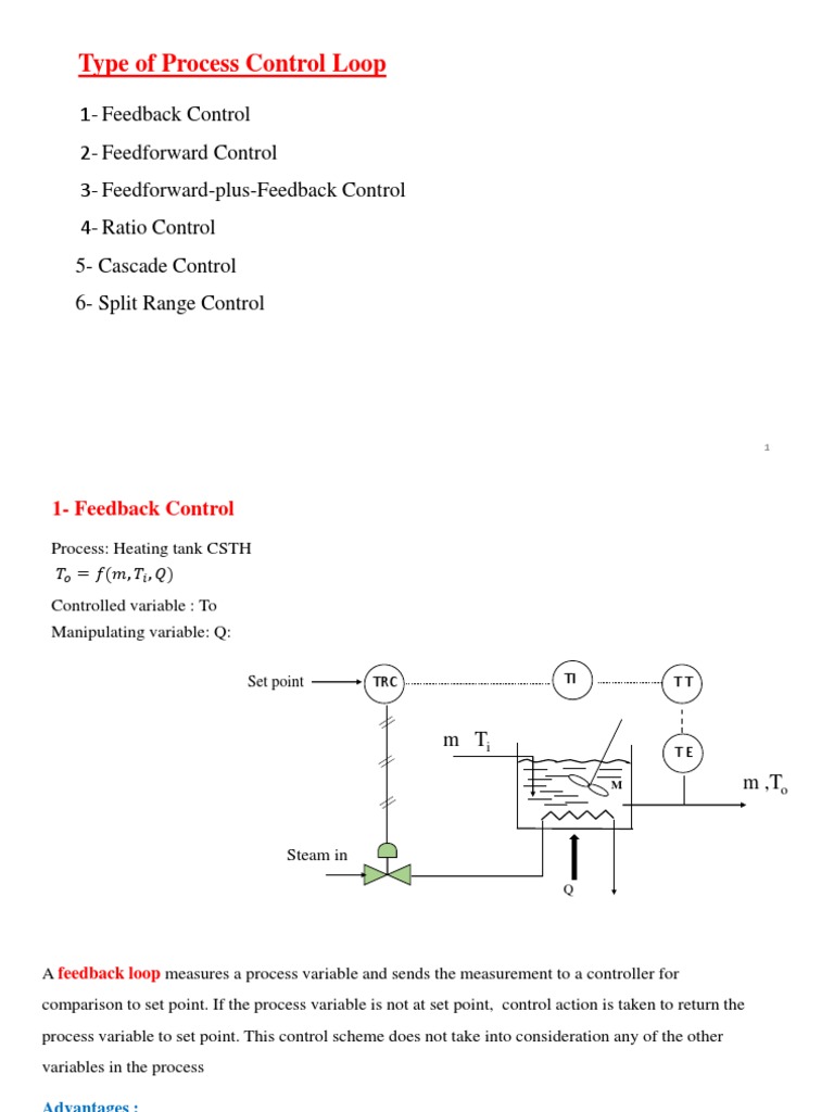 Process Control Loops | PDF | Process Control | Chemical Reactor