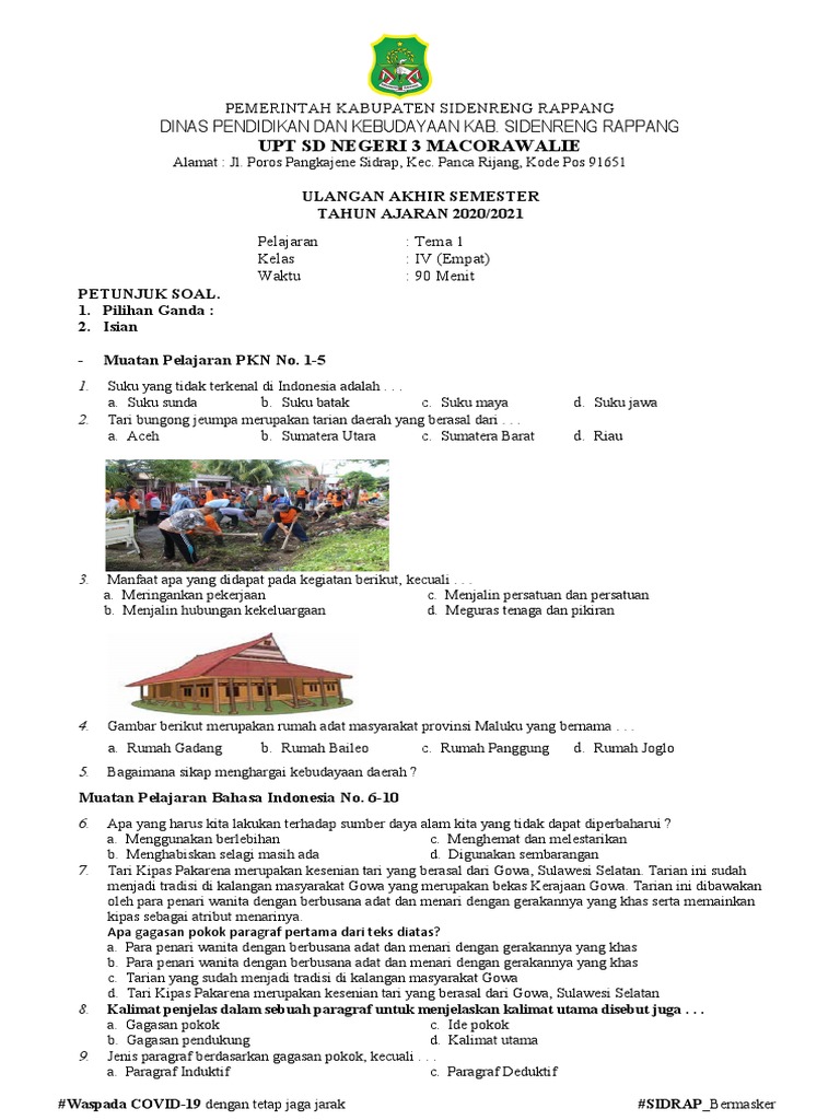 Kelas 4 Potrait | PDF