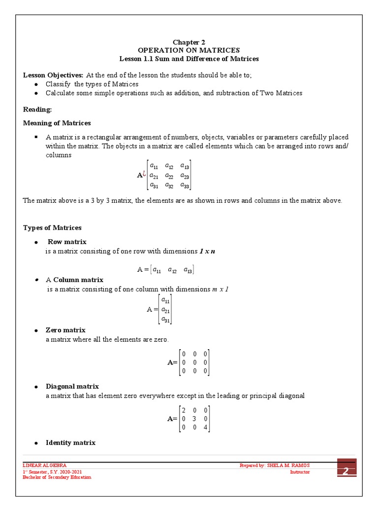 Week 3-4, 5-8cahpter I. Linear Algebrasolving Systems of Linear Equations Linear Algebra 1 | PDF ...