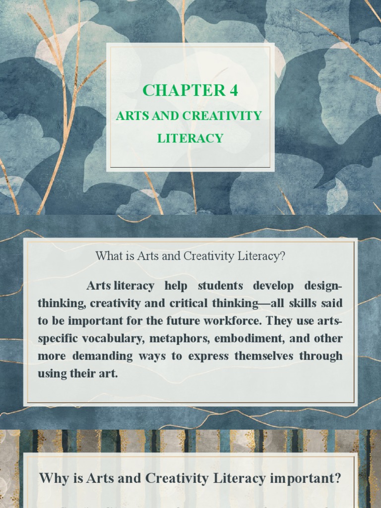 Chapter 4 Arts and Creativity Literacy | PDF | Aesthetics | Art History